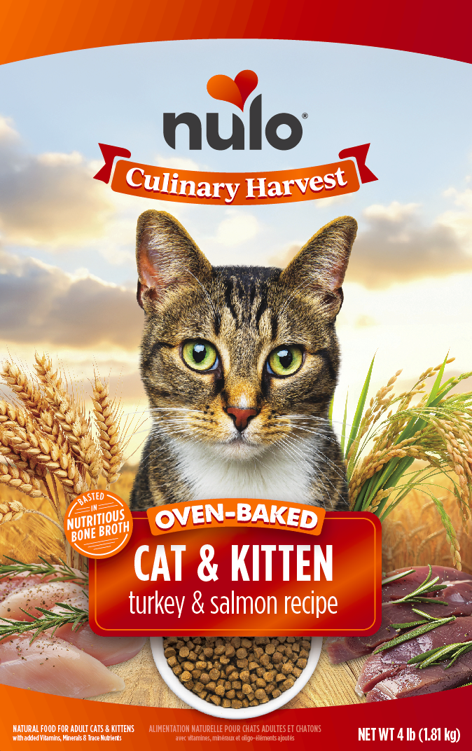 Nulo Culinary Harvest Baked Turkey & Salmon Recipe for Adult Cats ...