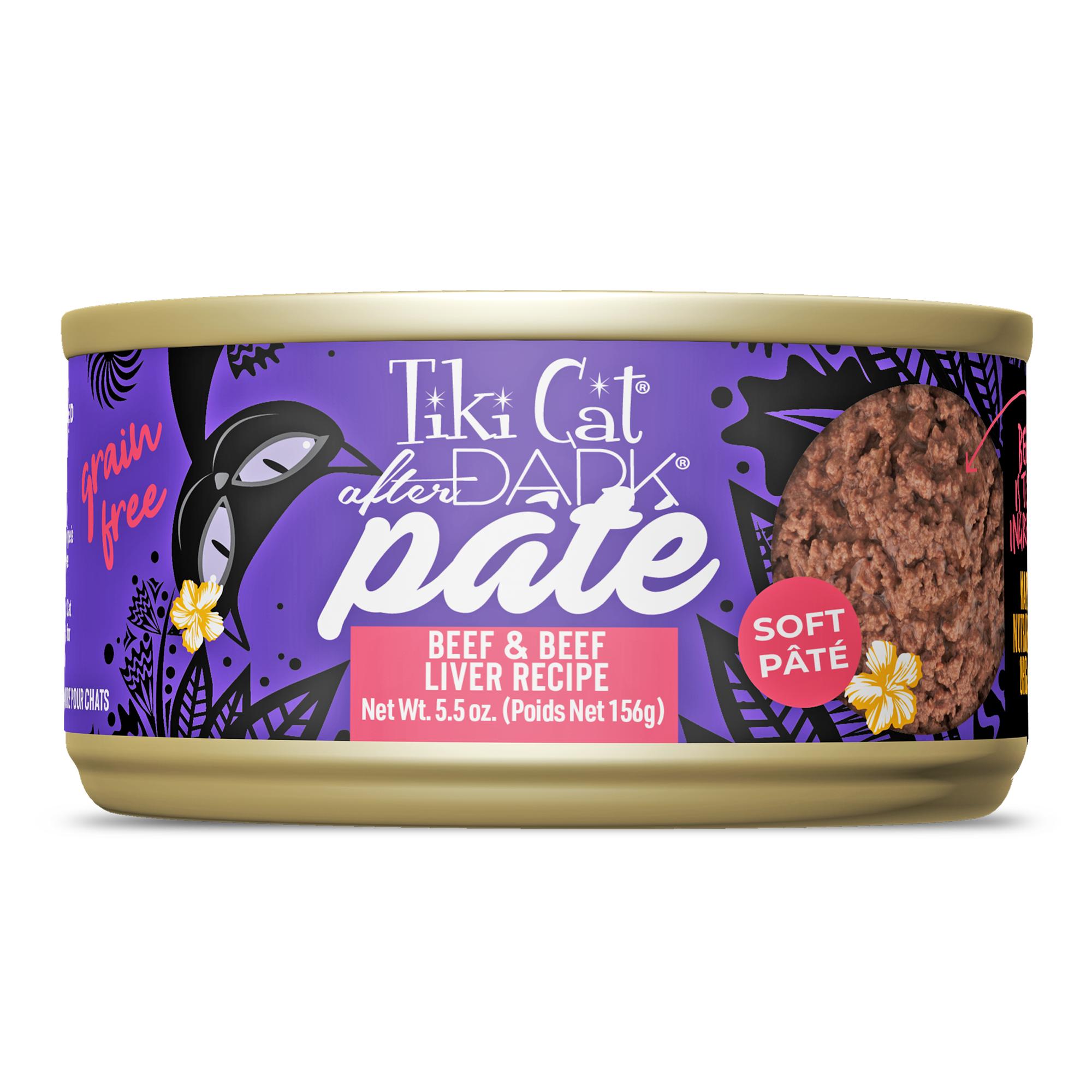 Tiki Cat After Dark Pate Beef & Beef Liver | Petflow.com