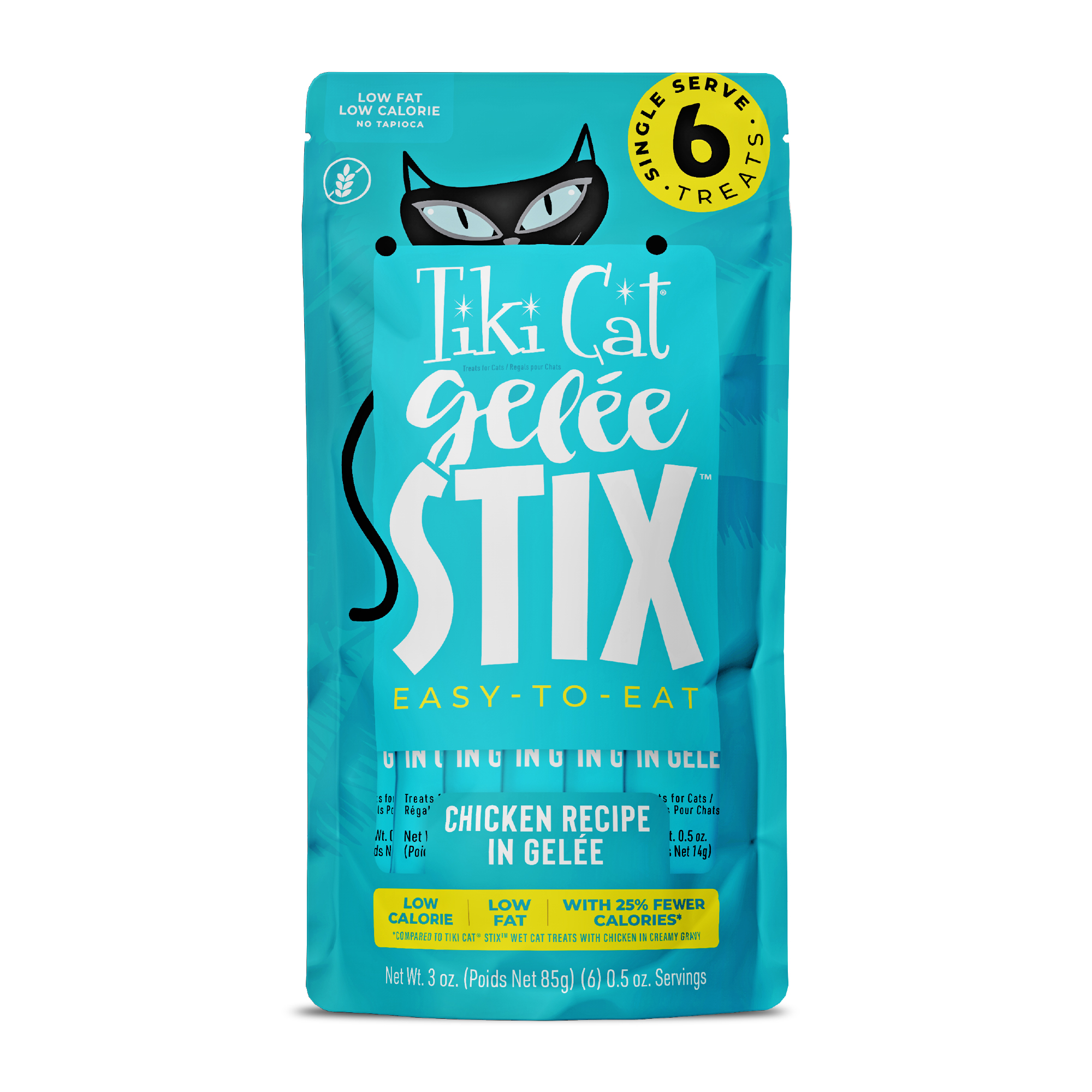 Tiki Cat Stix Gelee Wet Cat Treats Chicken | Petflow.com